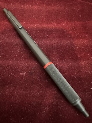 Rotring Rapid Pro Ballpoint Pen Hexagon Knurled Matte Black Metal Pen ...