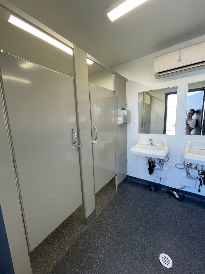 Restroom shipping container Conex Portable bathroom | eBay