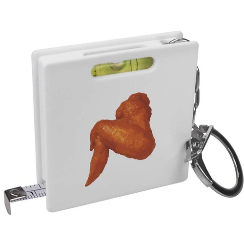 'Delicious Cooked Chicken Wing Appetizer' Keyring Tape Measure ...