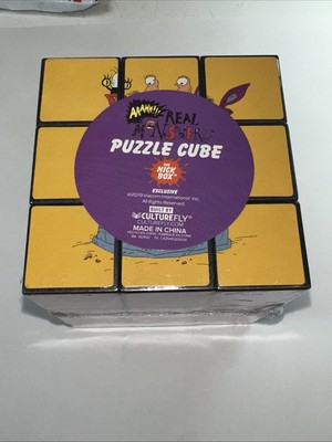 AAHH!!! REAL MONSTERS PUZZLE CUBE Rubix Cube from Nick Box Nickelodeon ...