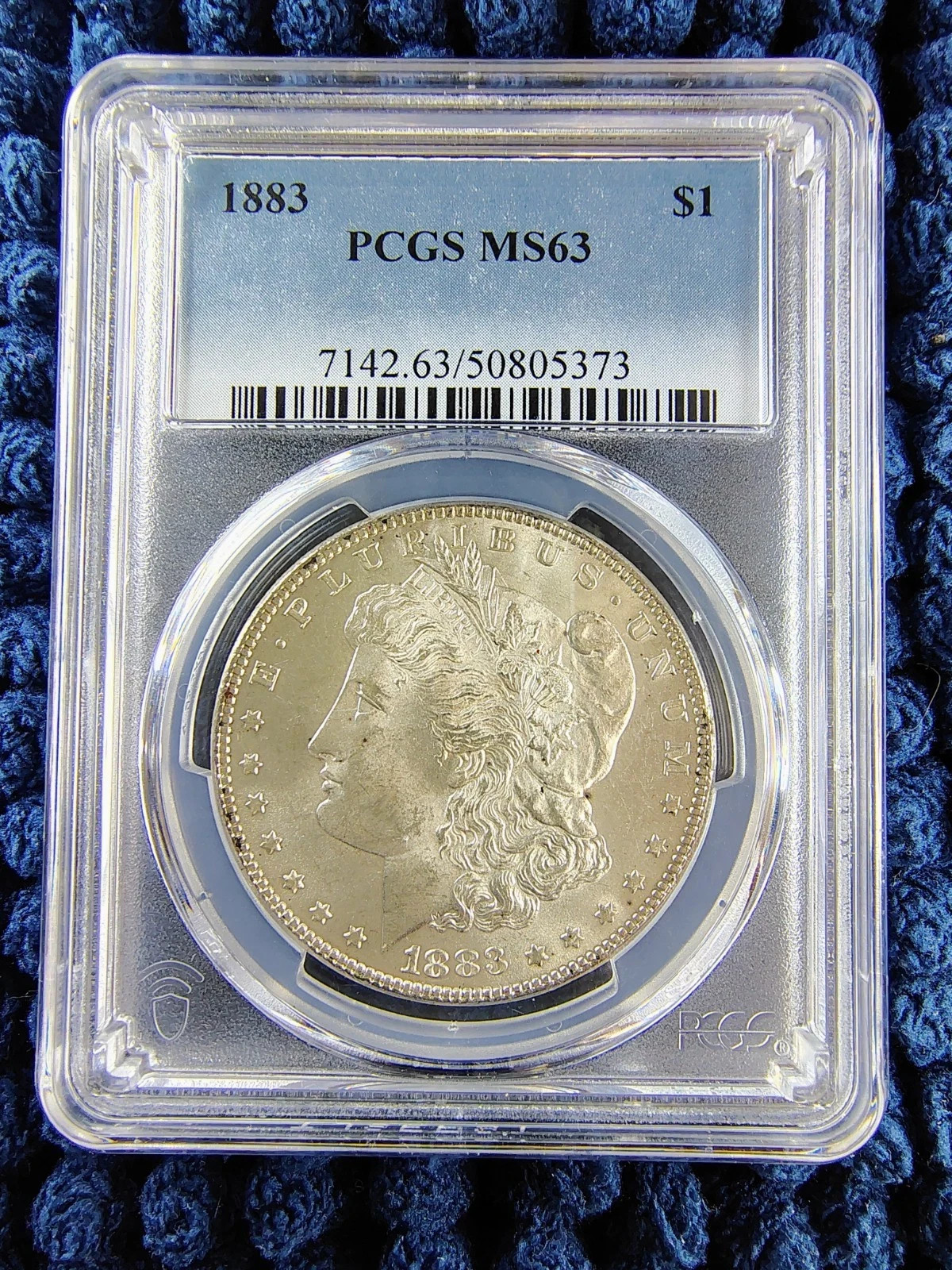 1883-P Morgan Silver Dollar $1 - Philadelphia Mint - 90% Silver - PCGS ...