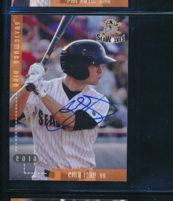 2010 Grandstand Cale Iorg Erie SeaWolves Signed Autograph (CK114) SWSW6 ...