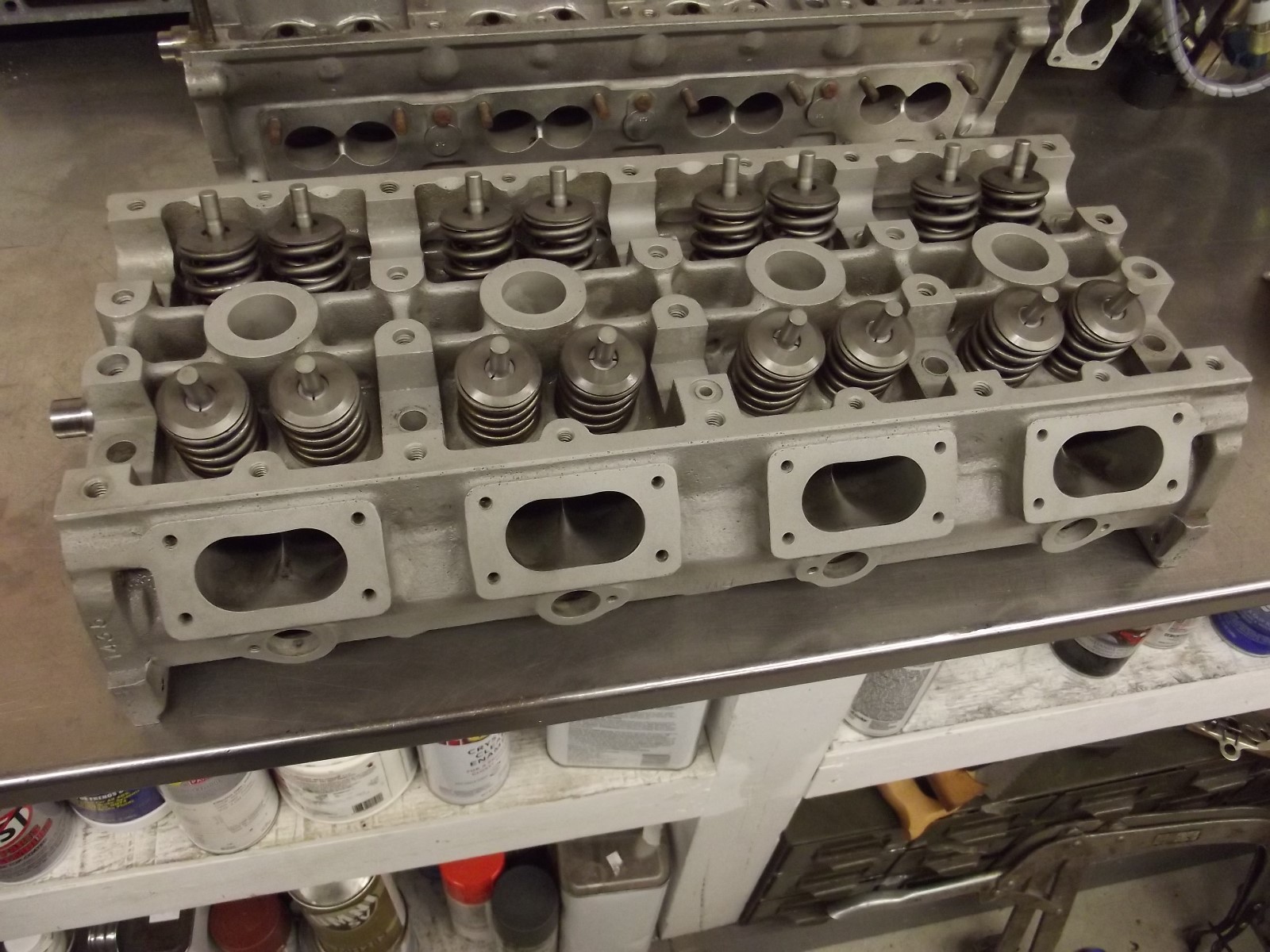 Cosworth DFX One Head Assembly Complete W/ Valves Lola March Indy 500 ...