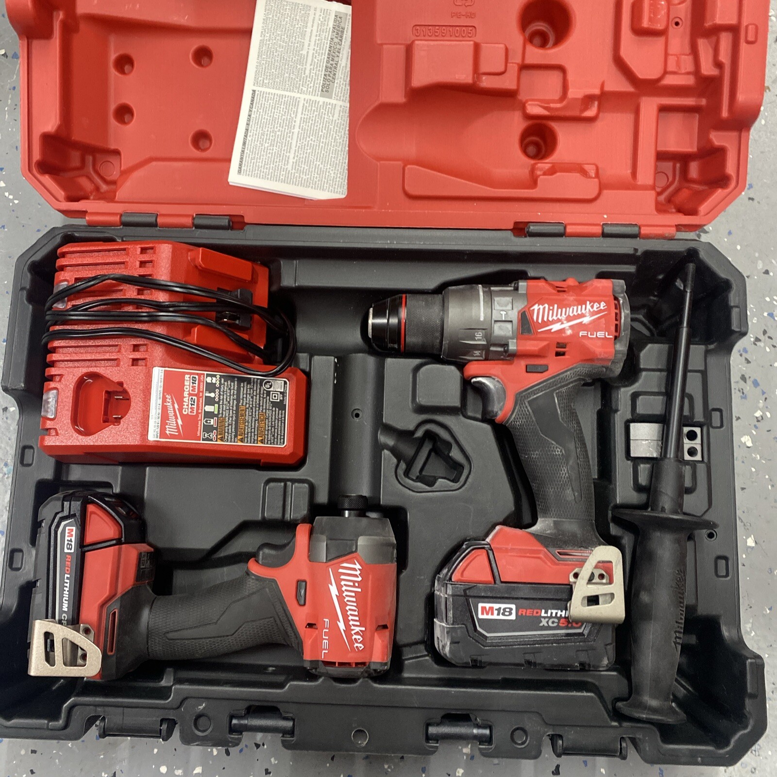 Milwaukee 3697-22CXC M18 FUEL 18V 2-Tool Combo Kit 45242637744 | eBay