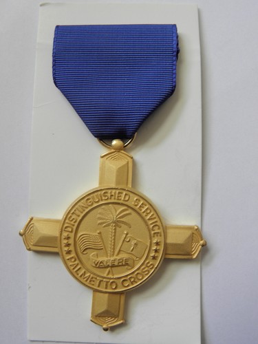SOUTH CAROLINA PALMETTO CROSS DISTINGUISHED SERVICE MEDAL STATE NG ...