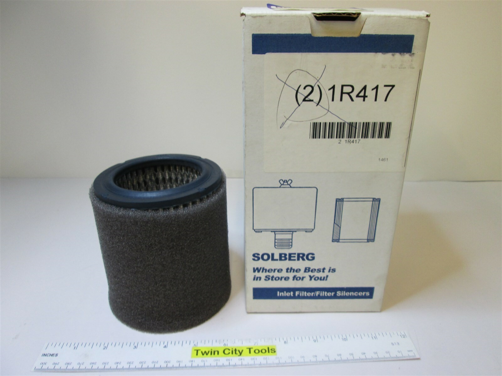 Solberg 19P Filter Element Polyester Replacement Cartridge 3" I.D x 4-3 ...