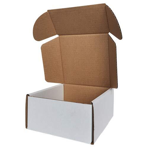 4x4x2'' Shipping Box 50 Pack Small Sturdy Corrugated Cardboard Mailer ...