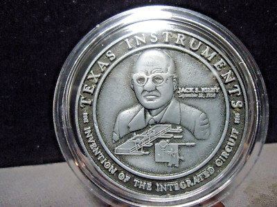 TEXAS INSTRUMENTS 30th ANNIV.Jack S. Kilby 1958-1988-INTRGRATED CIRCUIT ...
