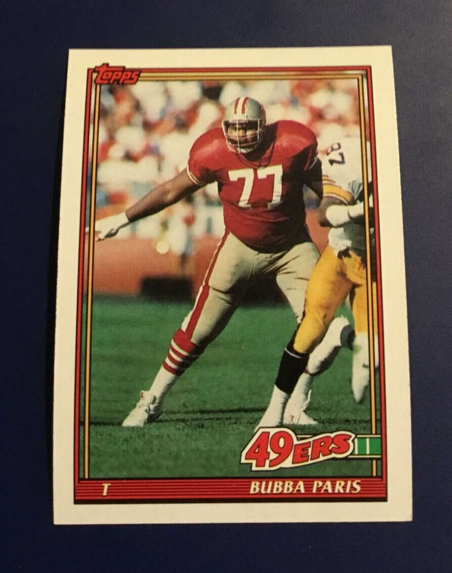 1991 Topps # 67 BUBBA PARIS San Francisco 49ers Set Break HOT ! | eBay