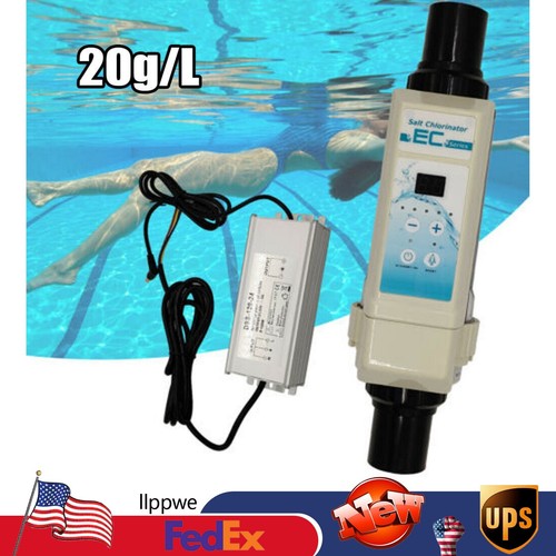 Salt Water Pool Chlorine Generator System 20 g/h Chlorinator for ...