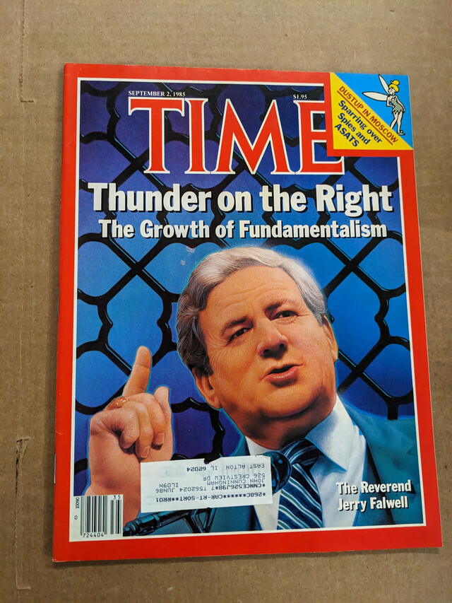 Time Magazine September 2, 1985 - Reverend Jerry Falwell M349 | eBay