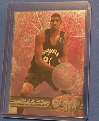 Tim Duncan 1997-98 Metal Universe #66 Rookie RC (PLEASE READ) | eBay