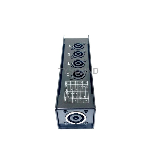 Speakon Splitter Junction Speakr Box (1x NL8 to 4x NL4) Array,Sub,Mon ...