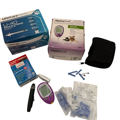 AlphaTrak 2 Blood Glucose Meter, Lancelets and Syringes | eBay