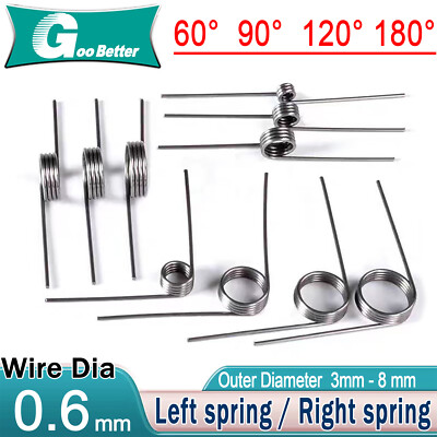 10 Pack Torsion spring Various Size Length Diameter Assortment Spring ...
