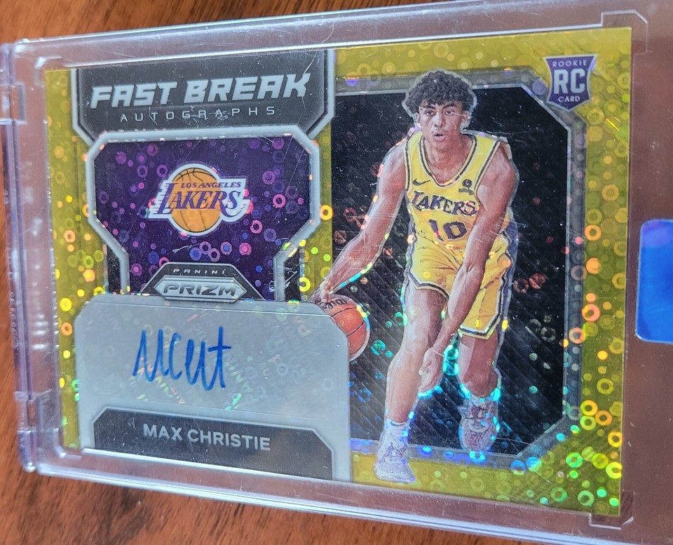 2022-23 Panini - Max Christie Disco Rookie Gold Fast Break Card Auto ...