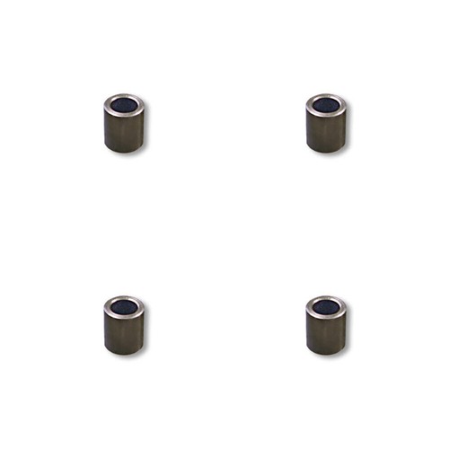 (4) Steel Bushing Axle Spacers 1" OD X 11/16" ID X 1-1/4" Length Mini ...