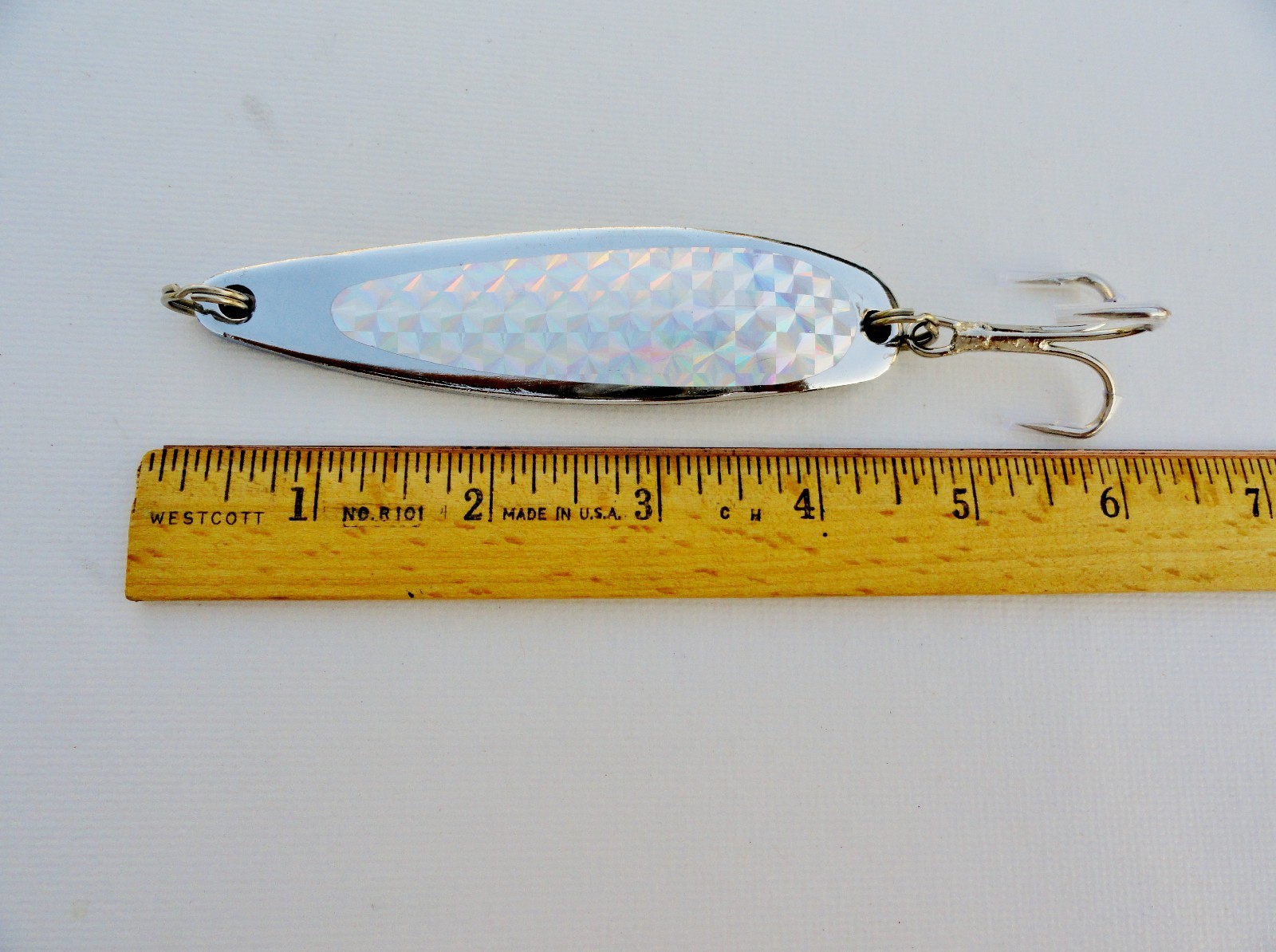 10 pcs Casting 3oz Crocodile Spoons Chrome/silver Trolling Fishing ...