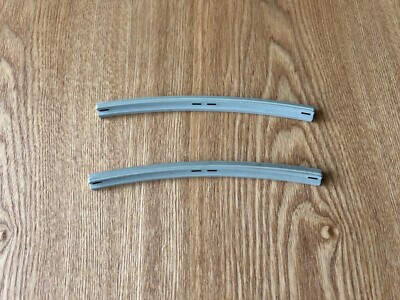 2x LEGO Train Rail Courbe Track 12v 4,5v Ref 3230b / set 7740 7745 7735 ...