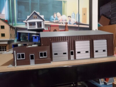 OPERATIONS YARD SHOP S SCALE MODEL BUILDING-DIORAMA | eBay