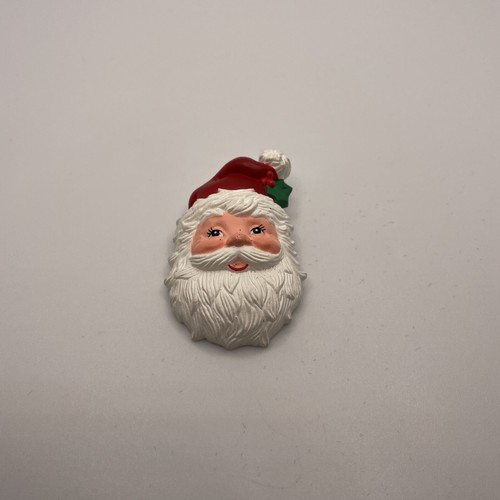 Hallmark Santa Claus face Christmas Holiday Lapel pin | eBay