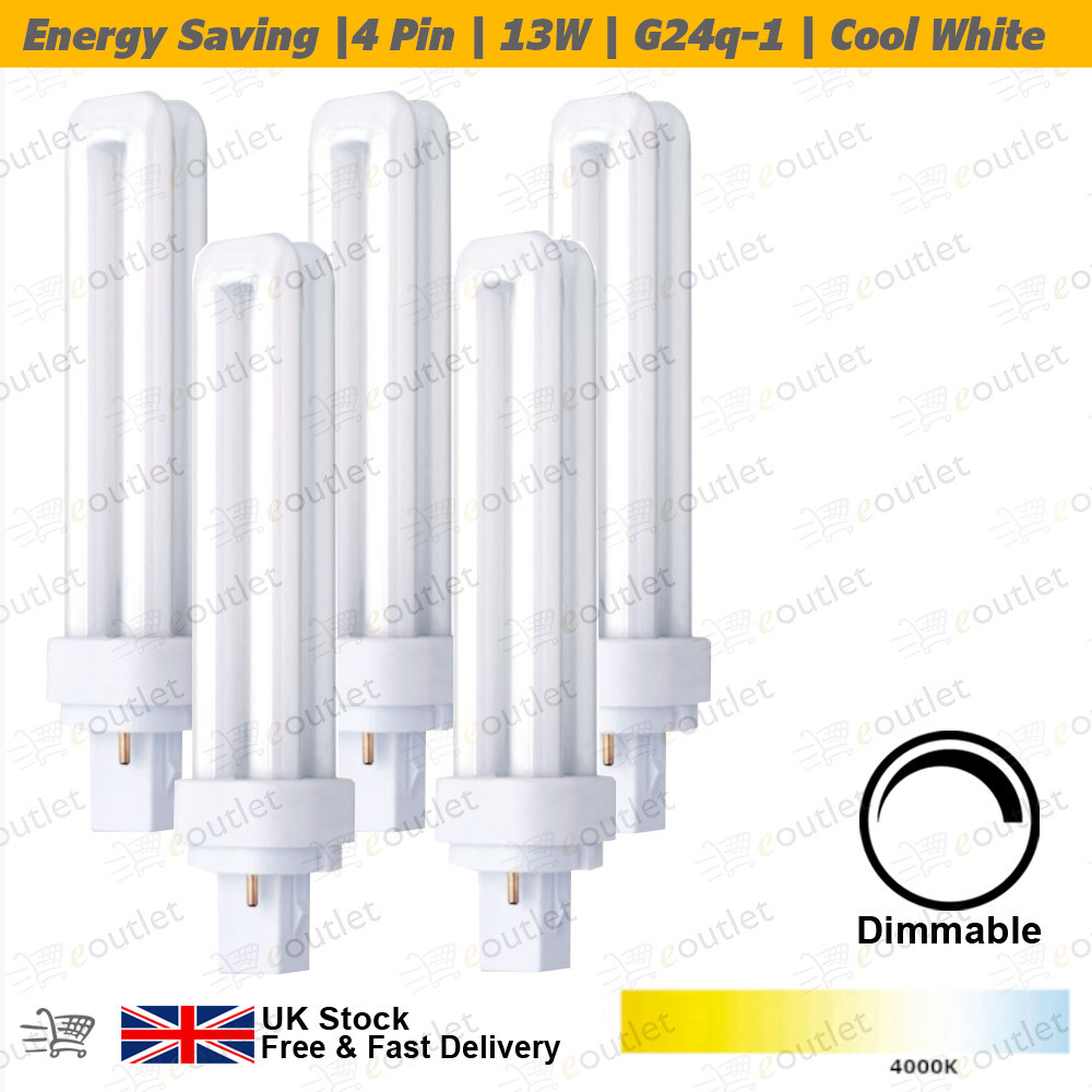 Bell BLD Double Turn G24d-1/G24q-2/G24d-3 CFL Compact Fluorescent Light ...