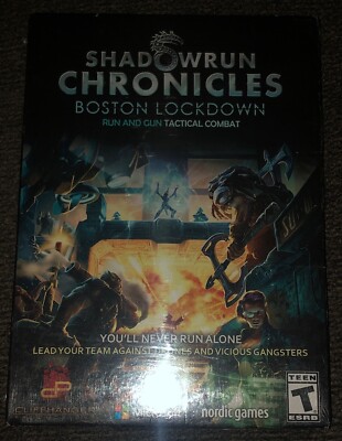 Shadowrun Chronicles: Boston Lockdown 📀 (Windows/Mac, 2015) Factory Sealed 755142726256| eBay