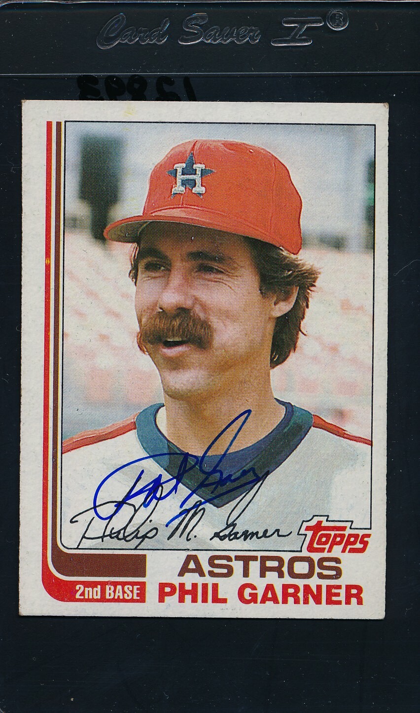 1982 Topps #683 Phil Garner Astros Signed Auto *12893 | eBay
