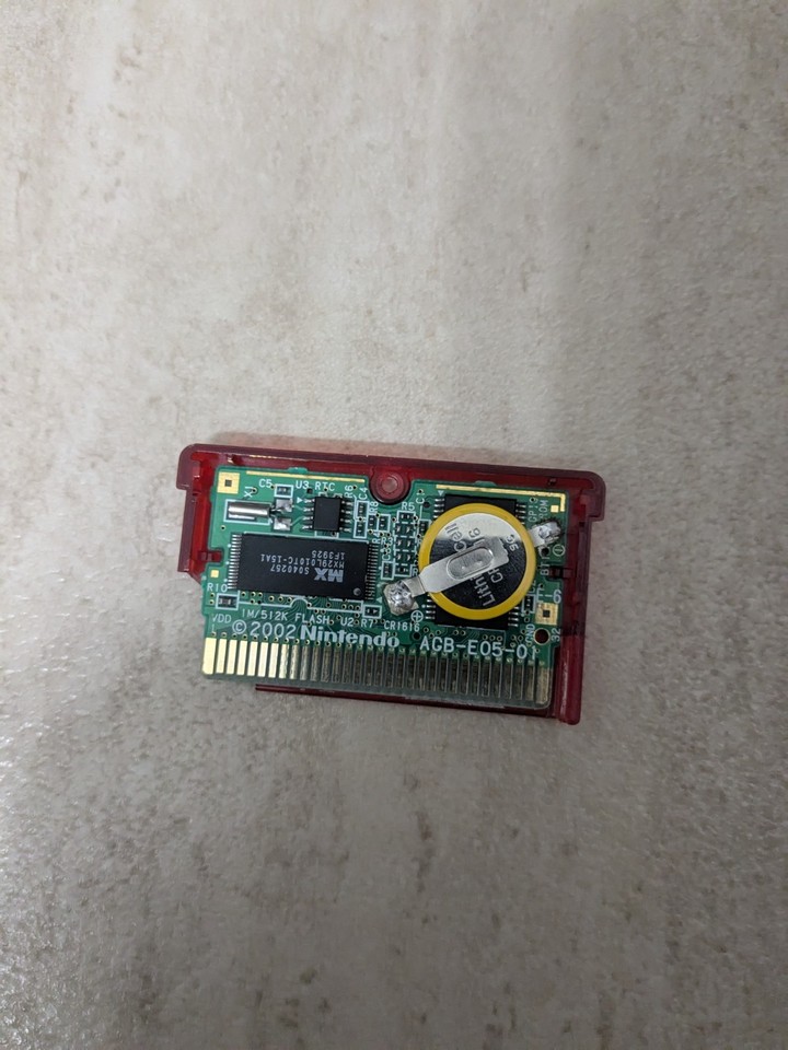 Pokémon: Ruby Version (Game Boy Advance, 2003) Authentic New Battery ...