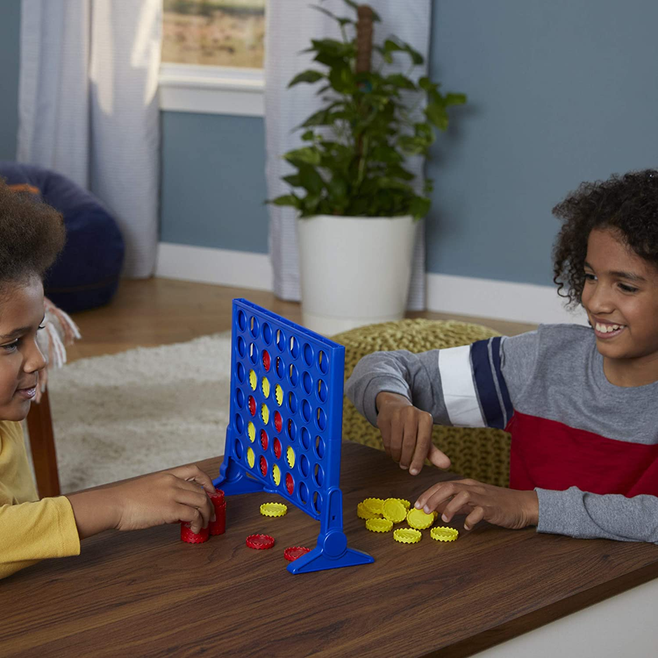 Connect 4 Classic Grid,4 in a Row Game,Strategy Board Games for Kids,2 ...