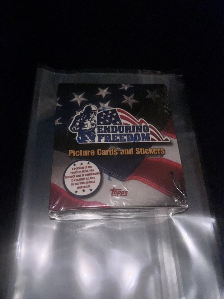 Sealed - Topps 2001 Enduring Freedom Picture Cards Sticker Box | eBay