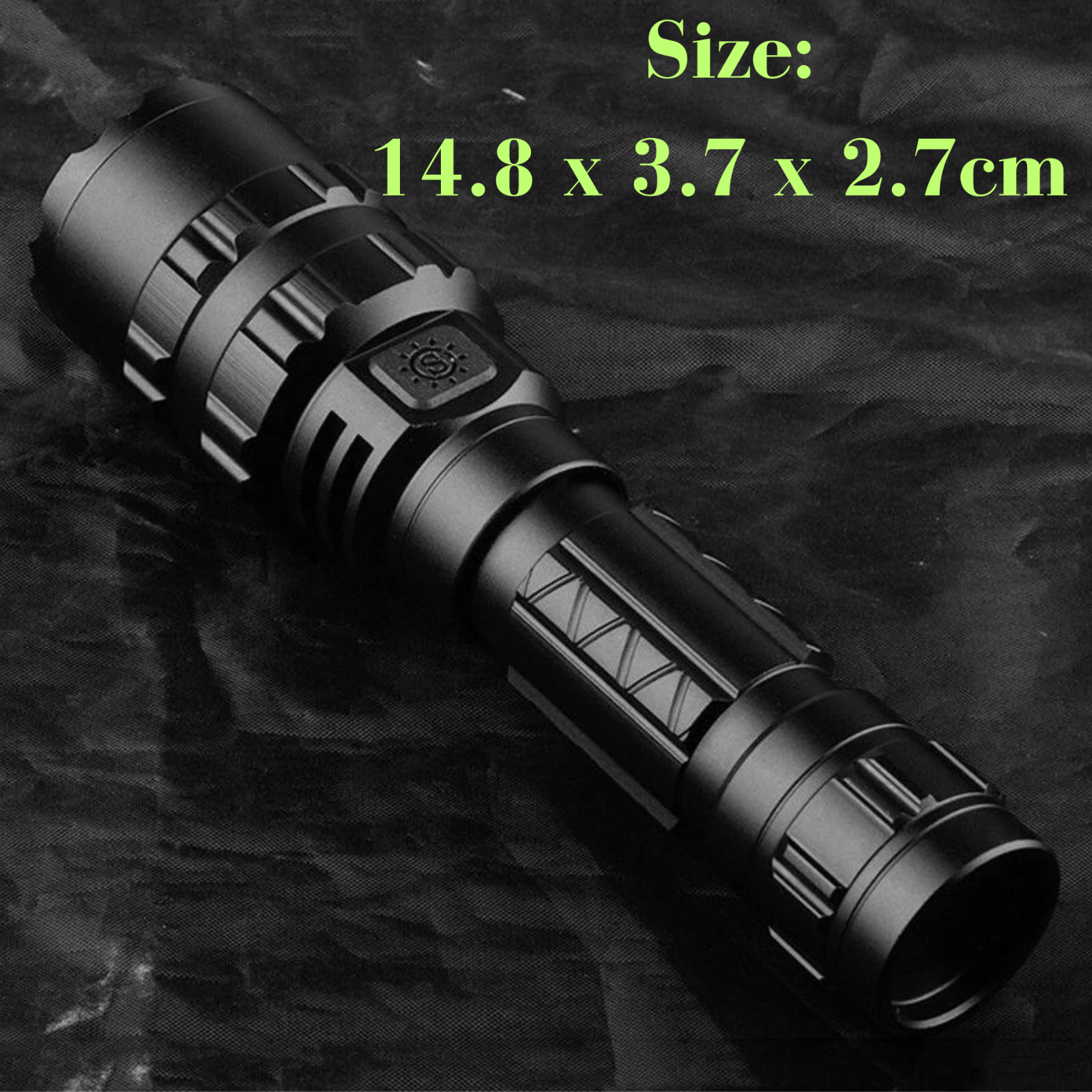 Torch Lamp Light Flashlight Illuminant Bikight LED Flash Dark Battery ...