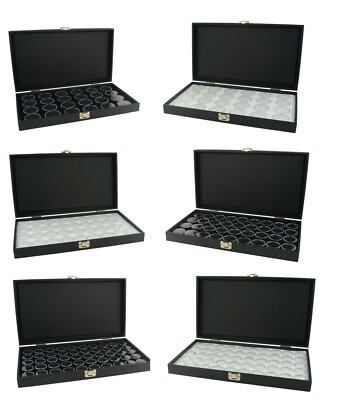 Jewellers Black Display Case with Gem Pot Insert - Jewellery Storage ...