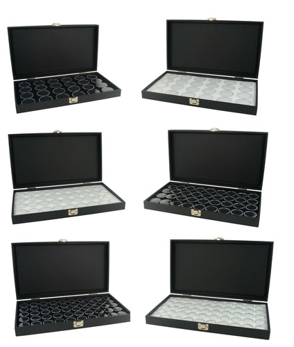 Jewellers Black Display Case with Gem Pot Insert - Jewellery Storage ...