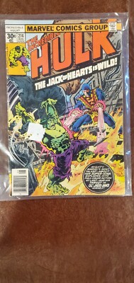 Incredible Hulk #214 Marvel Jack of Hearts-1977-Comic Book | eBay