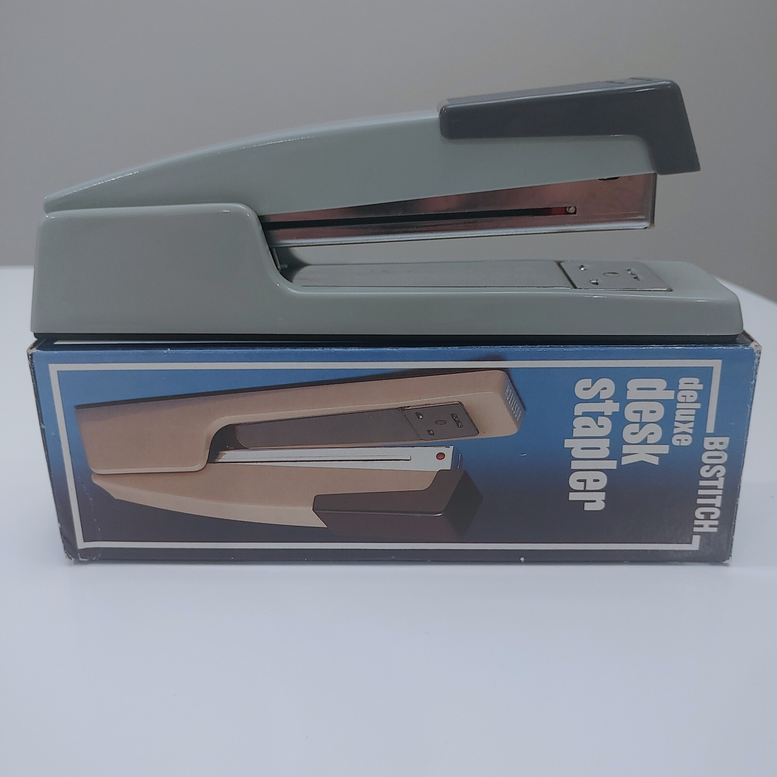 NOS Burgundy Bostitch Model B440 20 Page Stapler Black & 5000 Staples ...