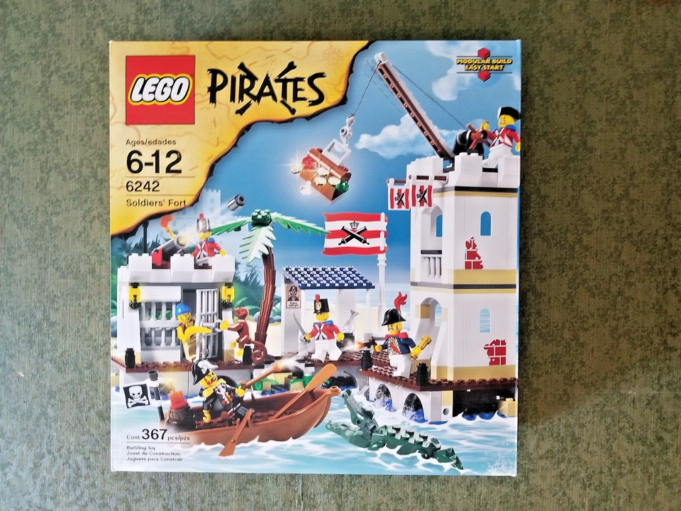 LEGO 6242 Soldiers' Fort- Pirates Realm - 100% Complete W/ Box & Manual ...