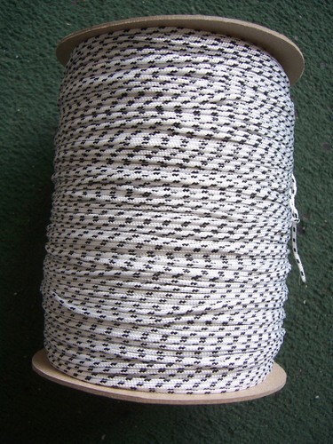 2mm x 1kg spool - White + Black Fleck - Cord - Polycord - poly cord - braided | eBay