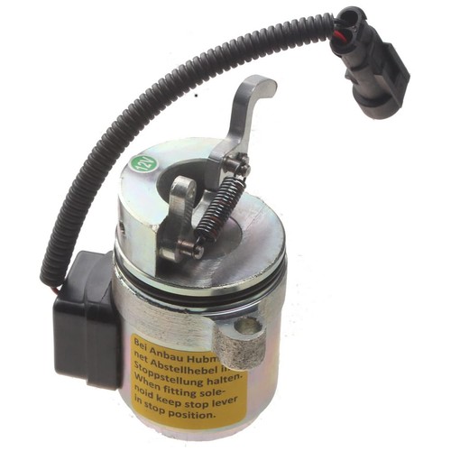 Fuel Shutoff Stop Solenoid 6686715 for Bobcat 863 864 873 883 A220 A300 ...