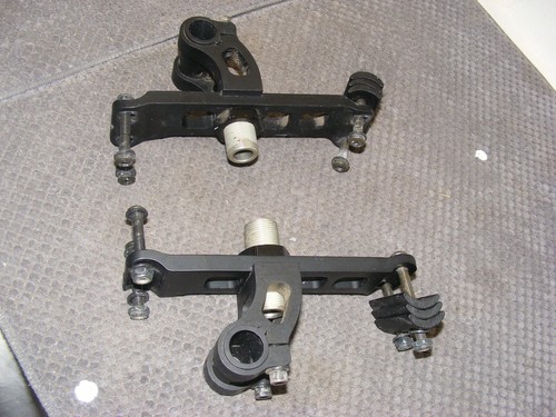 QUICKIE 2 LITE WHEELCHAIR & MORE REAR AXLE BRACKETS W/MOUNTS**TESTED ...