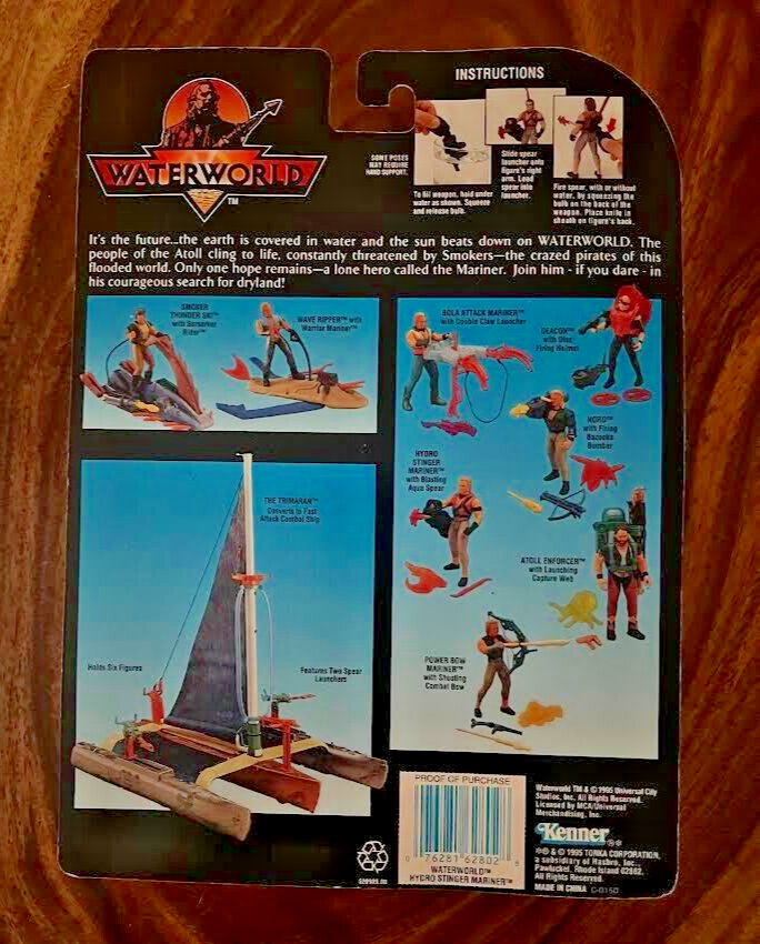 1995 Kenner Hasbro Waterworld Deacon Action Figure for sale online | eBay