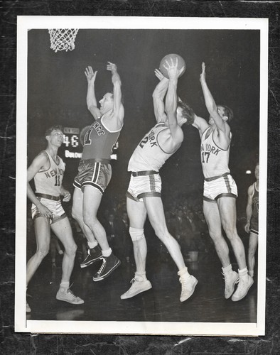 1-29-48 PROVIDENCE STEAMROLLERS ACME WIRE PHOTO NAT HICKEY VAN BREDA ...