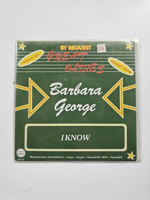 Barbara George - I Know - VINYL 7" SINGLE | eBay.de