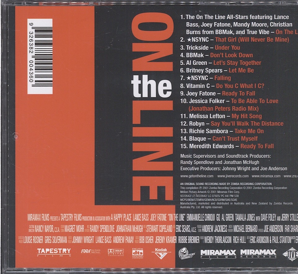 On The Line-2001- Original Movie Soundtrack CD | eBay