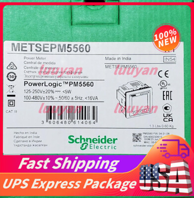 New In Box Schneider Electric METSEPM5560 Power Meter PowerLogic PM5560 ...