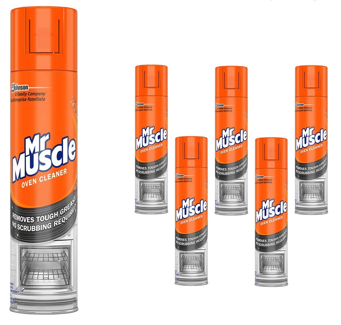 Mr Muscle Oven Cleaner Removes Tough Grease 300ml / Pack Of 6 | eBay