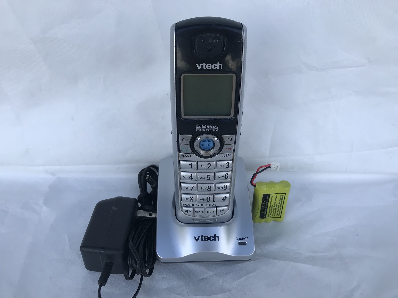 vtech i6789 5.8 ghz cordless phone expan handset for i6777 i6778 i6787 ...