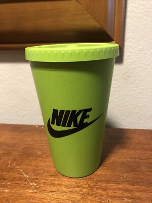 Rare Lime Green Nike Logo Cups Mug Lot Tumblers Drink Water Bottle ...