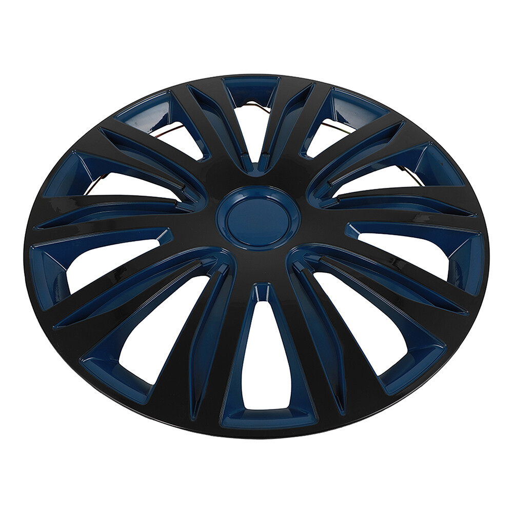 4 Pcs Hub Caps 15 Inch Wheel Cover Universal Blue And Black Trim Kit | eBay