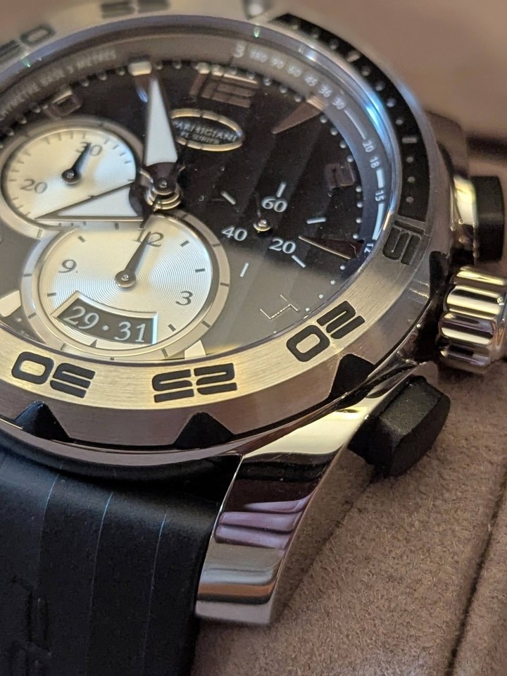 Parmigiani Pershing 5 Automatic Watch, Box, Papers, A+ Condition | eBay